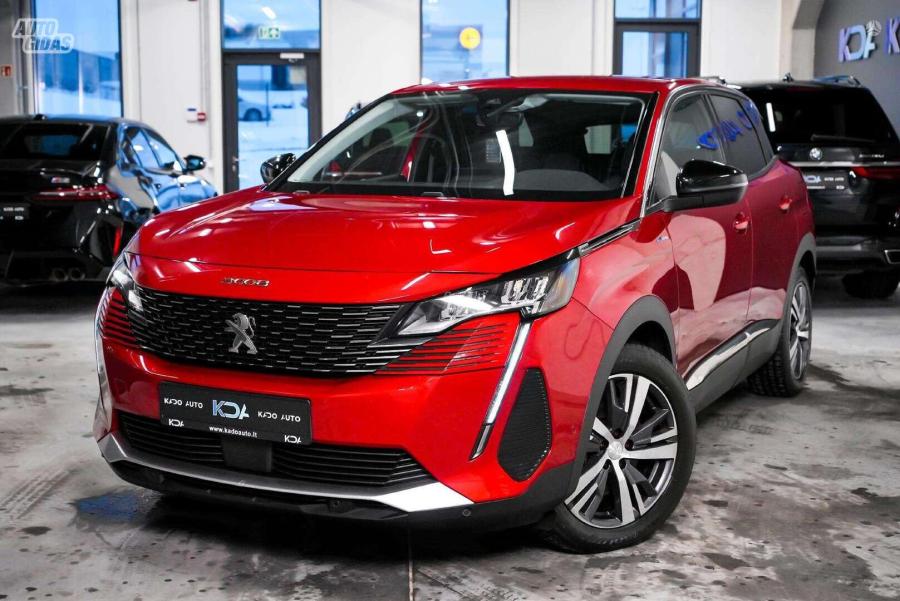 Red Peugeot 3008 2022 in Marijampole, with an engine capacity of 1.60 L and mileage of 124 thousand km for 18750 €, photo 6 on AUTOMOTO.COM.LV