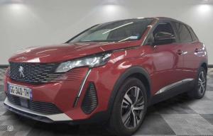 Red Peugeot 3008 2022 in Vilnius, with an engine capacity of 1.20 L and mileage of 154 thousand km for 13672 €, photo  on AUTOMOTO.COM.LV