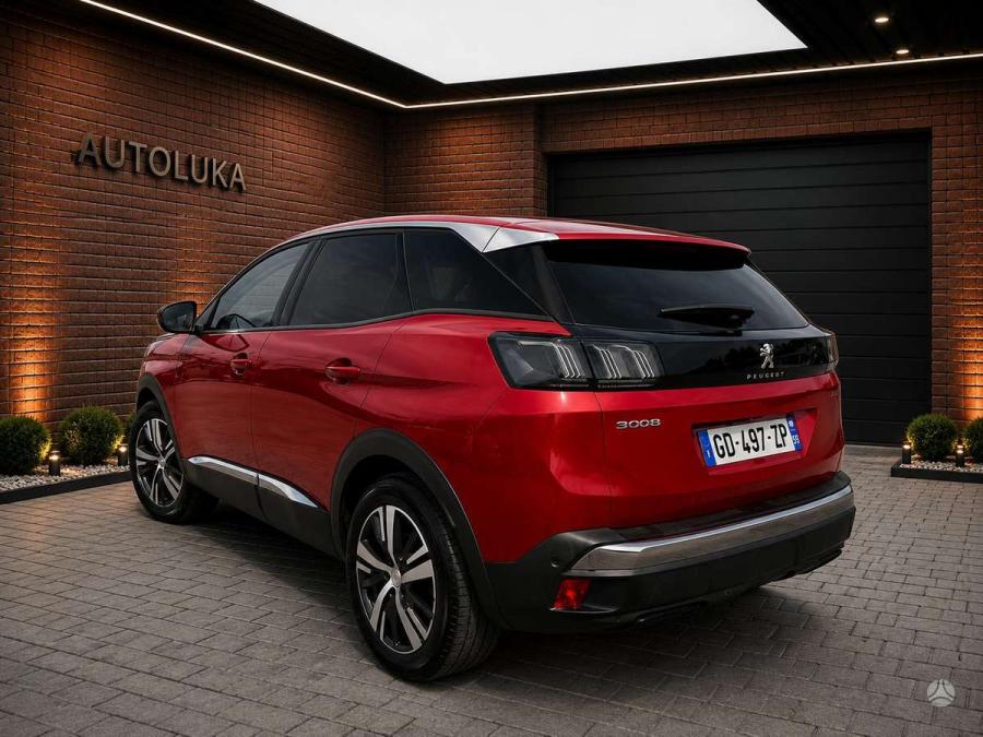 Red Peugeot 3008 2022 in Marijampole, with an engine capacity of 1.50 L and mileage of 133 thousand km for 16577 €, photo 3 on AUTOMOTO.COM.LV