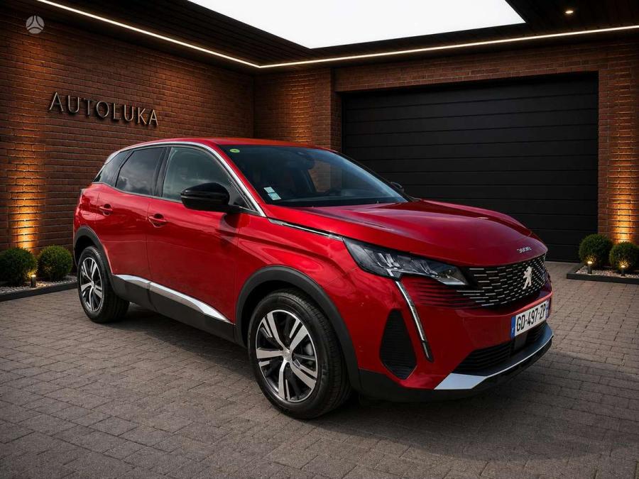 Red Peugeot 3008 2022 in Marijampole, with an engine capacity of 1.50 L and mileage of 133 thousand km for 16577 €, photo 4 on AUTOMOTO.COM.LV