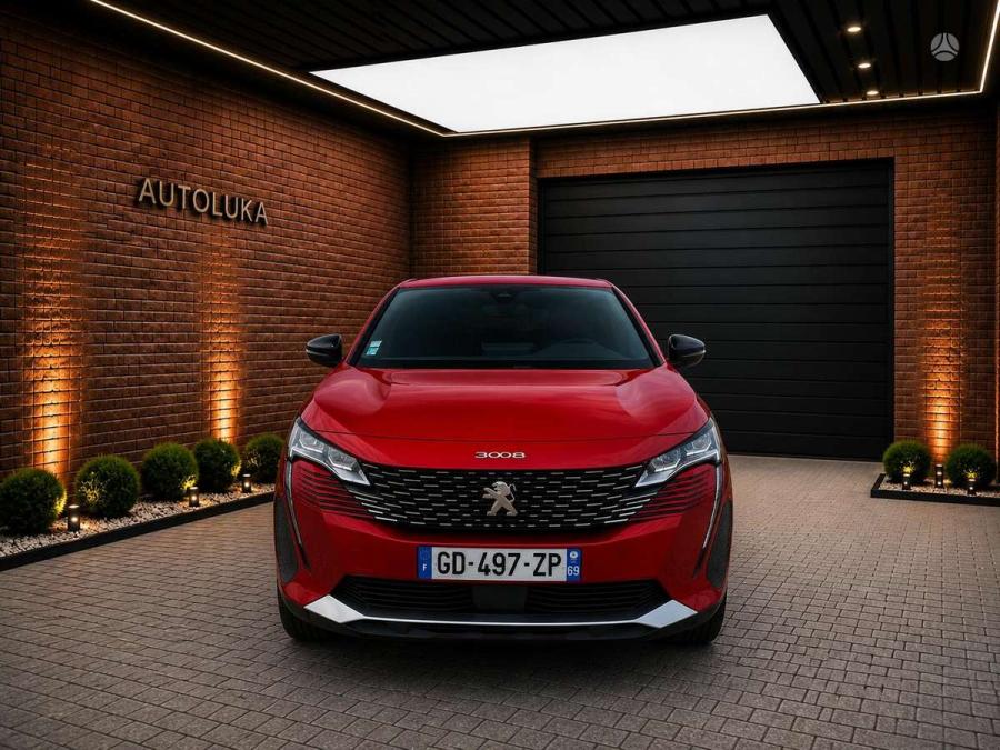 Red Peugeot 3008 2022 in Marijampole, with an engine capacity of 1.50 L and mileage of 133 thousand km for 16577 €, photo 6 on AUTOMOTO.COM.LV