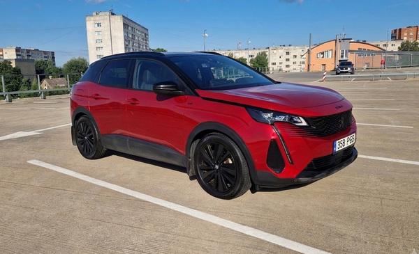 Sarkans Peugeot 3008 2022 Narva, ar dzinēja tilpumu 1.50 L un nobraukumu 77 tūkst. km par 22000 €, foto 6 vietnē AUTOMOTO.COM.LV
