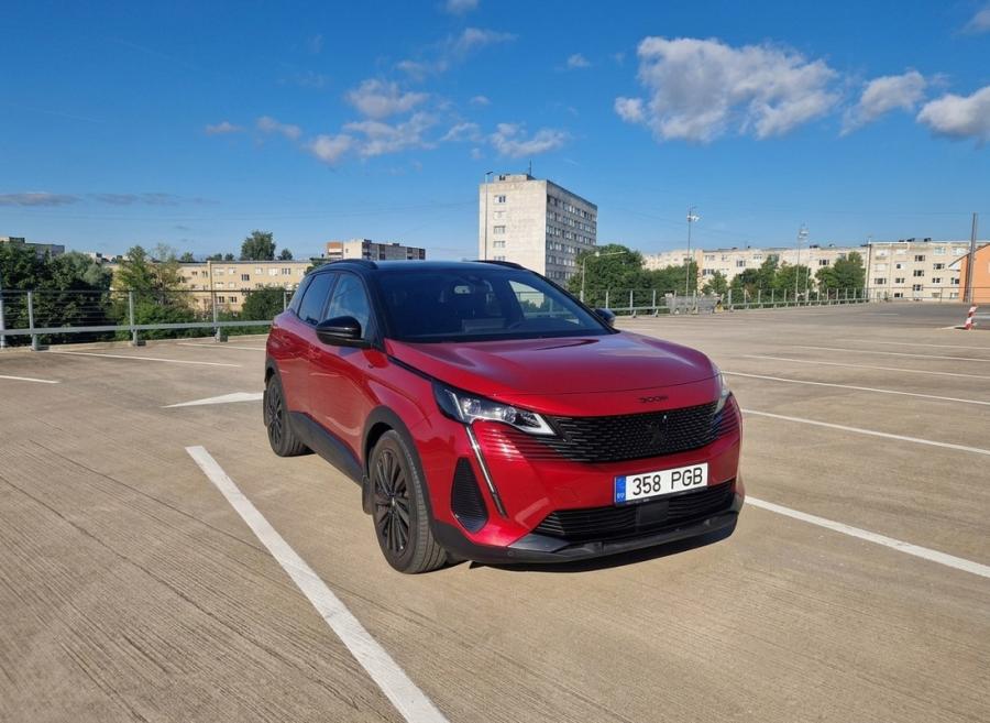 Sarkans Peugeot 3008 2022 Narva, ar dzinēja tilpumu 1.50 L un nobraukumu 77 tūkst. km par 22000 €, foto 22 vietnē AUTOMOTO.COM.LV