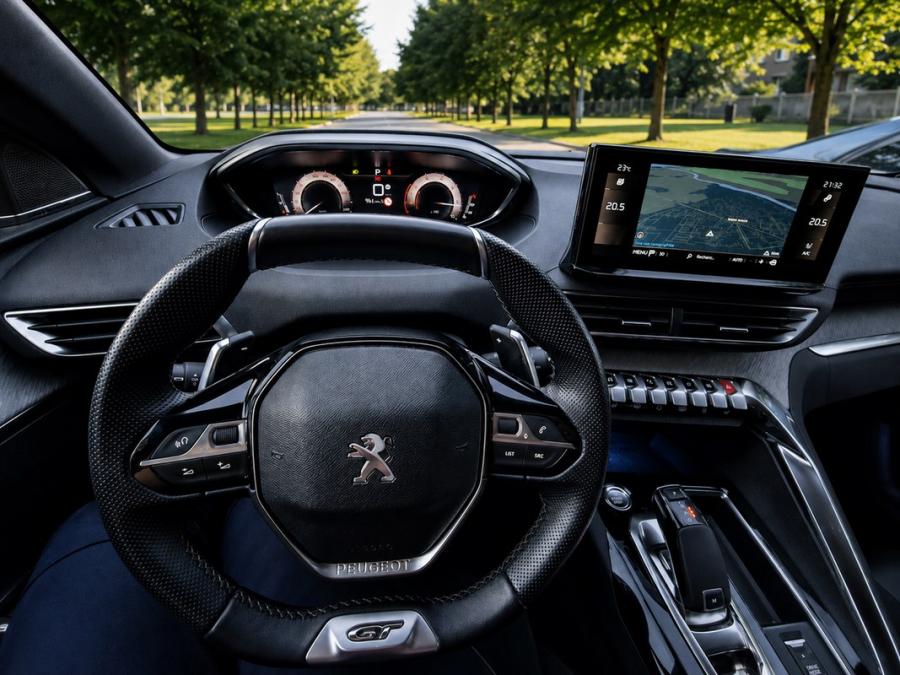 Sarkans Peugeot 3008 2022 Narva, ar dzinēja tilpumu 1.50 L un nobraukumu 77 tūkst. km par 22000 €, foto 23 vietnē AUTOMOTO.COM.LV