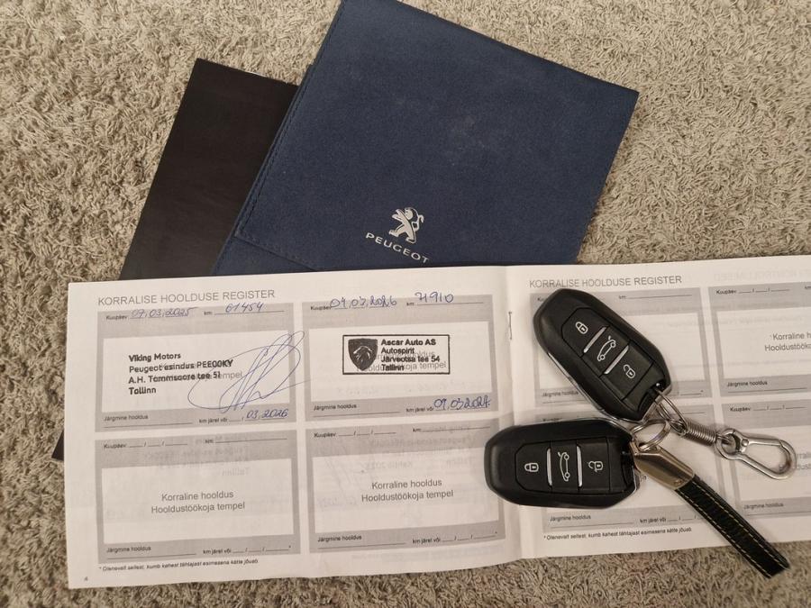 Sarkans Peugeot 3008 2022 Narva, ar dzinēja tilpumu 1.50 L un nobraukumu 77 tūkst. km par 22000 €, foto 27 vietnē AUTOMOTO.COM.LV