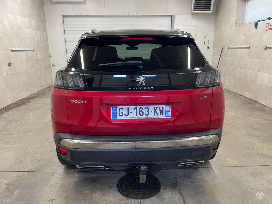 Sarkans Peugeot 3008 2022 Marijampole, ar dzinēja tilpumu 1.20 L un nobraukumu 150 tūkst. km par 17182 €, foto 6 vietnē AUTOMOTO.COM.LV
