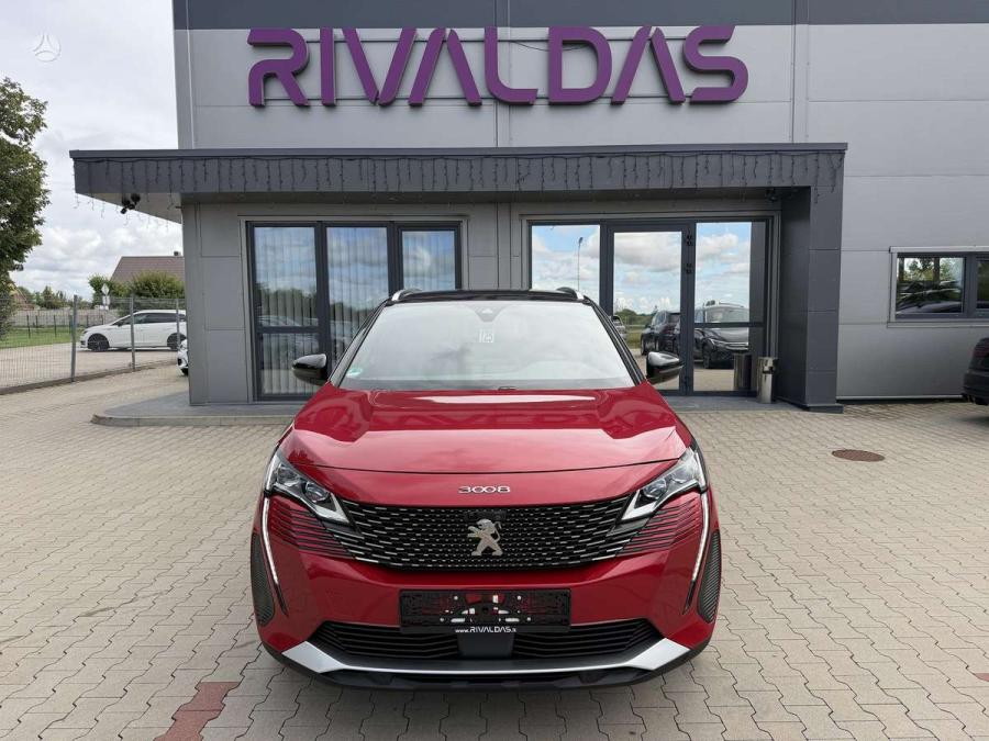 Sarkans Peugeot 3008 2022 Šauļi, ar dzinēja tilpumu 1.60 L un nobraukumu 152 tūkst. km par 21990 €, foto 1 vietnē AUTOMOTO.COM.LV