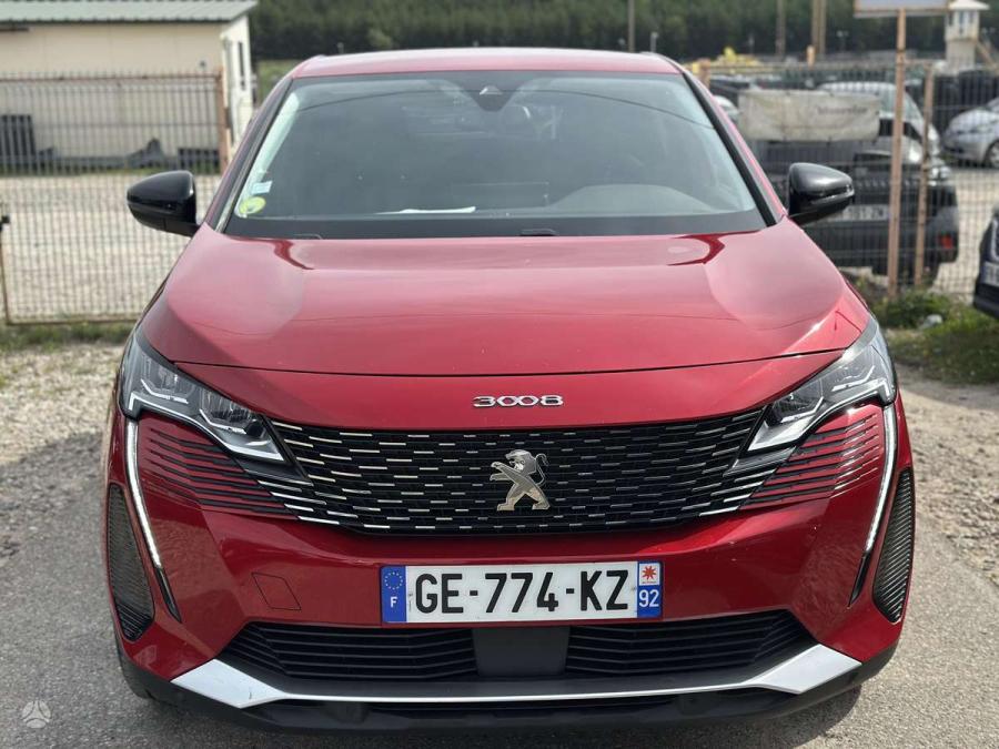 Red Peugeot 3008 2022 in Vilnius, with an engine capacity of 1.50 L and mileage of 177 thousand km for 13914 €, photo 3 on AUTOMOTO.COM.LV