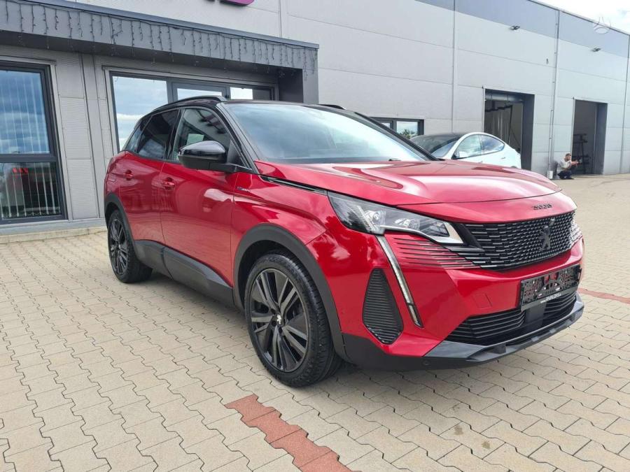 Sarkans Peugeot 3008 2023 Šauļi, ar dzinēja tilpumu 1.60 L un nobraukumu 150 tūkst. km par 22700 €, foto 4 vietnē AUTOMOTO.COM.LV