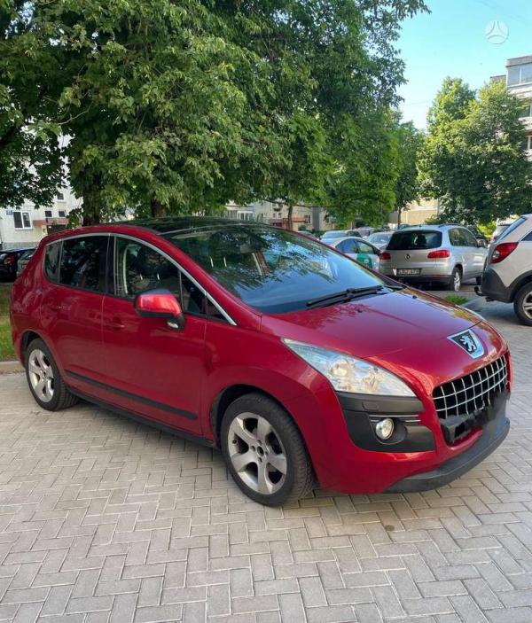 Sarkans Peugeot 3008 2009 Kauņa, ar dzinēja tilpumu 1.56 L un nobraukumu 346 tūkst. km par 3300 €, foto 3 vietnē AUTOMOTO.COM.LV