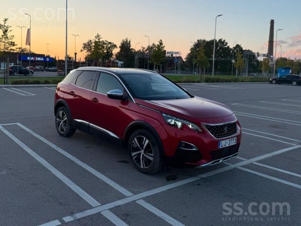 Red Peugeot 3008 2017 in Jelgava, with an engine capacity of 2.00 L and mileage of 153 thousand km for 15500 €, photo 1 on AUTOMOTO.COM.LV