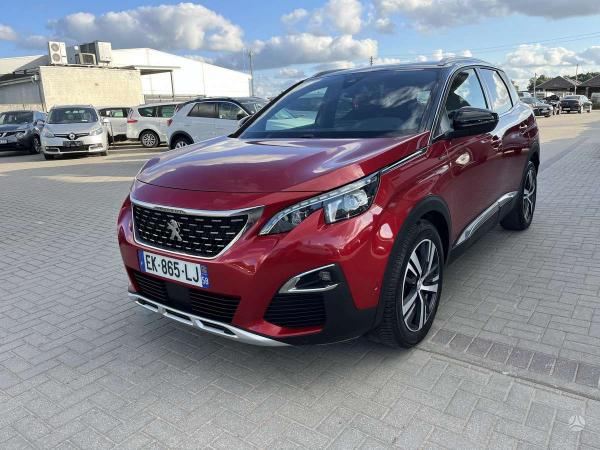 Red Peugeot 3008 2017 in Taurage, with an engine capacity of 1.20 L and mileage of 210 thousand km for 8200 €, photo 1 on AUTOMOTO.COM.LV