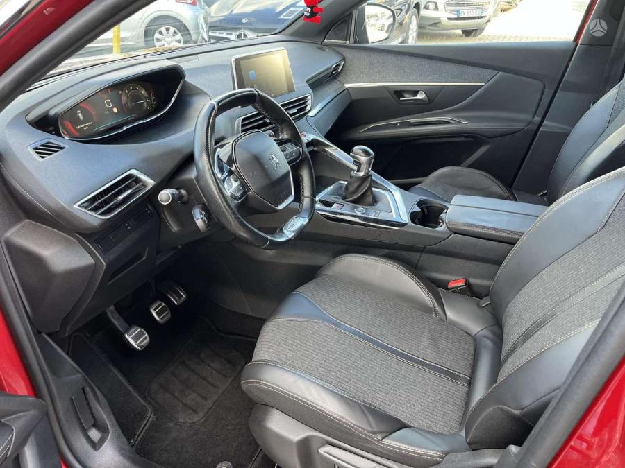 Sarkans Peugeot 3008 2017 Tauragė, ar dzinēja tilpumu 1.20 L un nobraukumu 210 tūkst. km par 8200 €, foto 10 vietnē AUTOMOTO.COM.LV