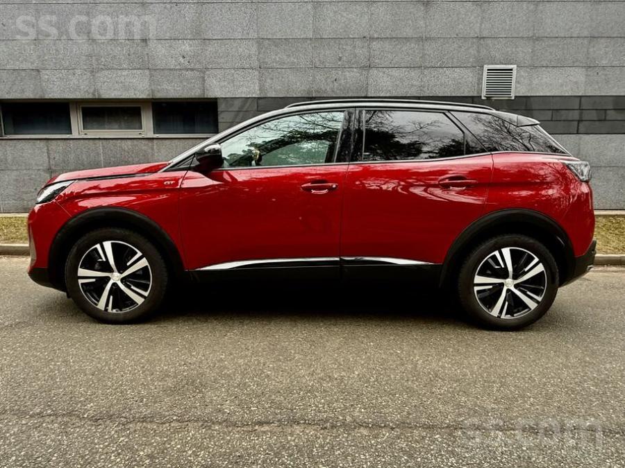 Red Peugeot 3008 2021 in Riga, with an engine capacity of 1.50 L and mileage of 49 thousand km for 22490 €, photo 5 on AUTOMOTO.COM.LV