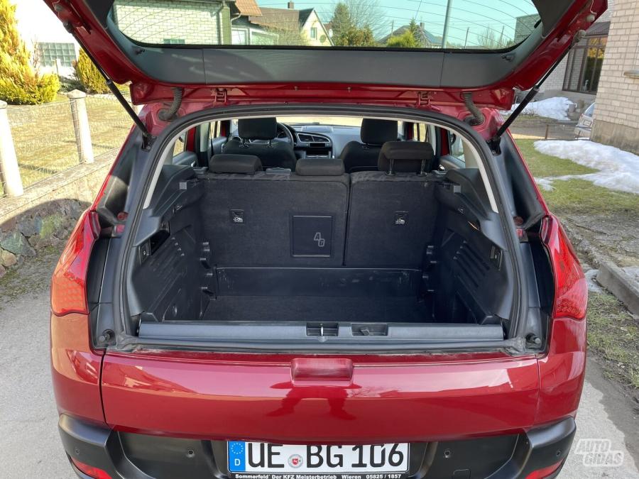 Red Peugeot 3008 2009 in Raseiniai, with an engine capacity of 1.60 L and mileage of 225 thousand km for 3200 €, photo 13 on AUTOMOTO.COM.LV