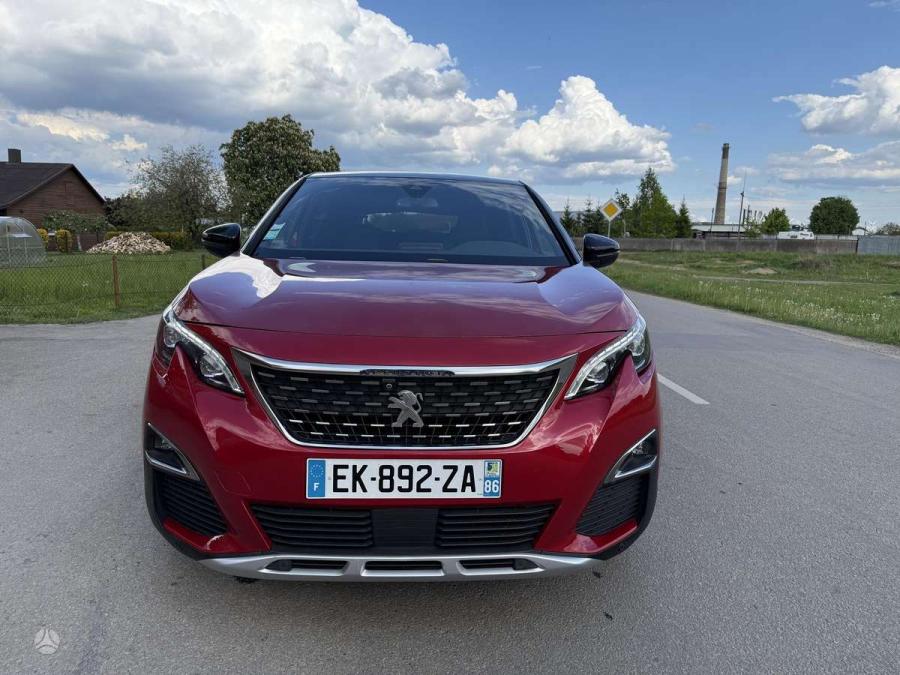 Sarkans Peugeot 3008 2017 Tauragė, ar dzinēja tilpumu 1.20 L un nobraukumu 155 tūkst. km par 10500 €, foto 3 vietnē AUTOMOTO.COM.LV
