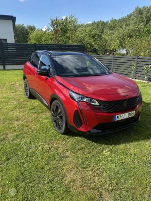 Red Peugeot 3008 2022 in Vilnius, with an engine capacity of 1.20 L and mileage of 60 thousand km for 20500 €, photo 4 on AUTOMOTO.COM.LV