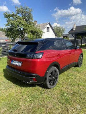 Red Peugeot 3008 2022 in Vilnius, with an engine capacity of 1.20 L and mileage of 60 thousand km for 20500 €, photo 6 on AUTOMOTO.COM.LV