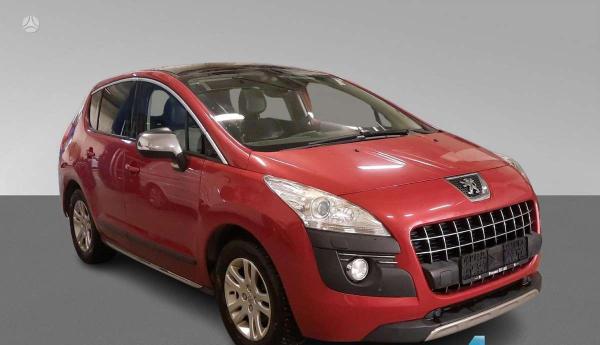Red Peugeot 3008 2009 in Marijampole, with an engine capacity of 1.56 L and mileage of 223 thousand km for 3500 €, photo 10 on AUTOMOTO.COM.LV