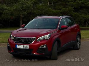 Sarkans Peugeot 3008 2018 Tallina, ar dzinēja tilpumu 1.20 L un nobraukumu 113 tūkst. km par 14490 €, foto  vietnē AUTOMOTO.COM.LV