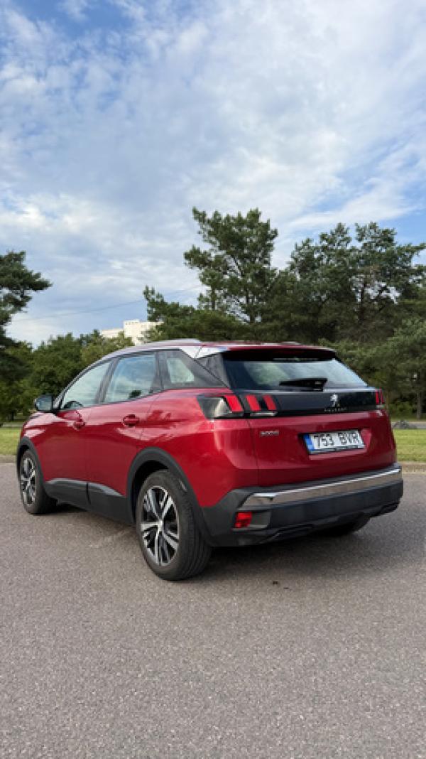 Sarkans Peugeot 3008 2018 Tallina, ar dzinēja tilpumu 1.20 L un nobraukumu 109 tūkst. km par 13200 €, foto 6 vietnē AUTOMOTO.COM.LV