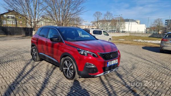 Sarkans Peugeot 3008 2019 Tallina, ar dzinēja tilpumu 1.50 L un nobraukumu 181 tūkst. km par 14500 €, foto 8 vietnē AUTOMOTO.COM.LV