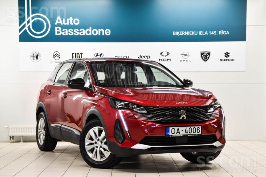 Red Peugeot 3008 2022 in Riga, with an engine capacity of 1.20 L and mileage of 22 thousand km for 22790 €, photo 3 on AUTOMOTO.COM.LV