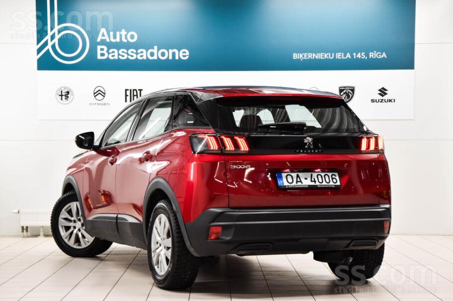 Red Peugeot 3008 2022 in Riga, with an engine capacity of 1.20 L and mileage of 22 thousand km for 22790 €, photo 7 on AUTOMOTO.COM.LV