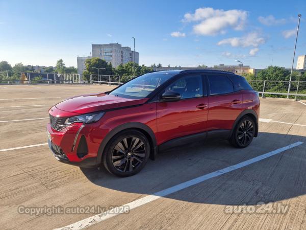Sarkans Peugeot 3008 2022 Tallina, ar dzinēja tilpumu 1.50 L un nobraukumu 76 tūkst. km par 22200 €, foto 3 vietnē AUTOMOTO.COM.LV