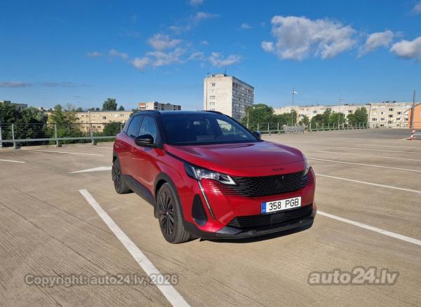 Sarkans Peugeot 3008 2022 Tallina, ar dzinēja tilpumu 1.50 L un nobraukumu 76 tūkst. km par 22200 €, foto 5 vietnē AUTOMOTO.COM.LV