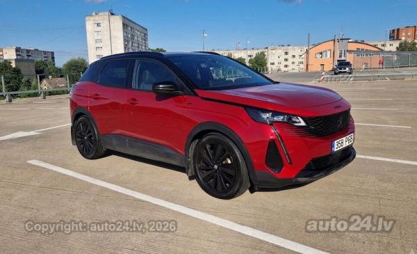 Sarkans Peugeot 3008 2022 Tallina, ar dzinēja tilpumu 1.50 L un nobraukumu 76 tūkst. km par 22200 €, foto 6 vietnē AUTOMOTO.COM.LV