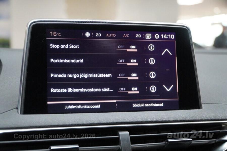 Peugeot 3008 2019 Tallina, ar dzinēja tilpumu 2.00 L un nobraukumu 162 tūkst. km par 17500 €, foto 19 vietnē AUTOMOTO.COM.LV