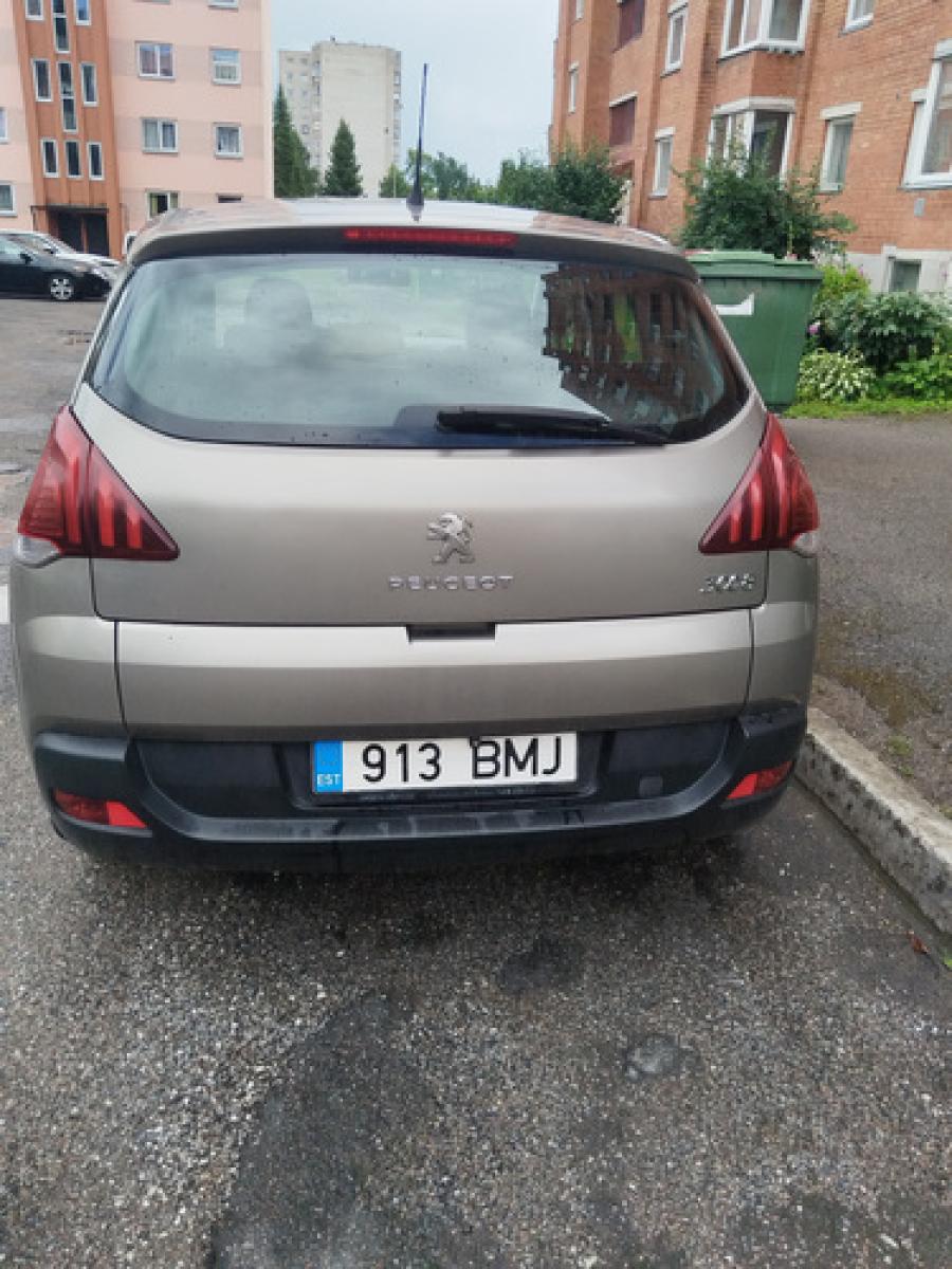 Peugeot 3008 2014 Kohtla-Jerve, ar dzinēja tilpumu 1.60 L un nobraukumu 170 tūkst. km par 4500 €, foto 4 vietnē AUTOMOTO.COM.LV