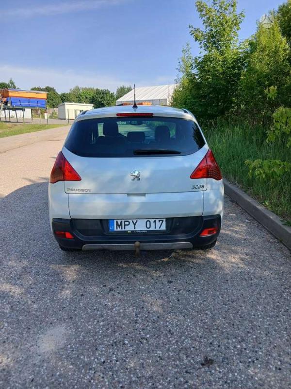 White Peugeot 3008 2009 in Vilnius, with an engine capacity of 1.56 L and mileage of 252 thousand km for 3100 €, photo 5 on AUTOMOTO.COM.LV