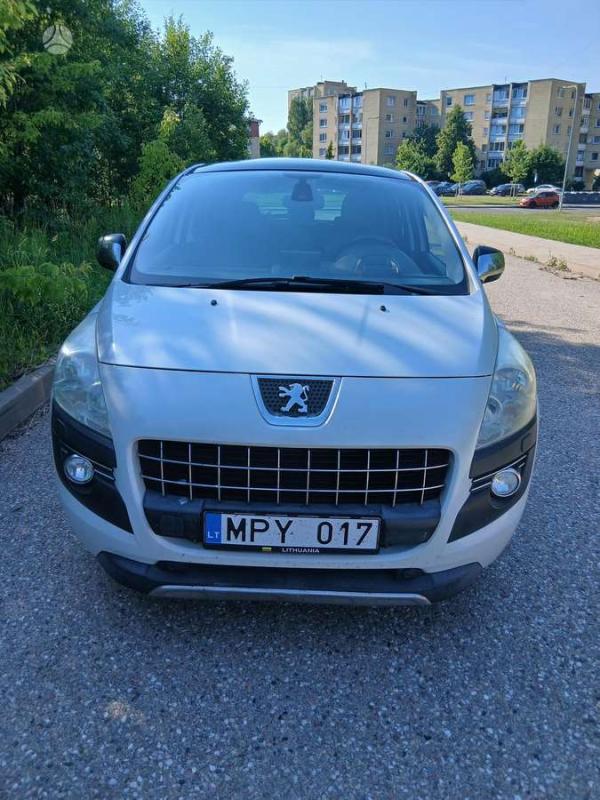 White Peugeot 3008 2009 in Vilnius, with an engine capacity of 1.56 L and mileage of 252 thousand km for 3100 €, photo 6 on AUTOMOTO.COM.LV