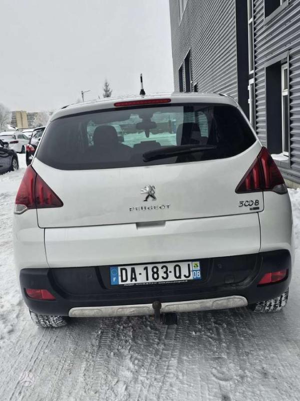 White Peugeot 3008 2013 in Taurage, with an engine capacity of 1.56 L and mileage of 214 thousand km for 4800 €, photo 6 on AUTOMOTO.COM.LV