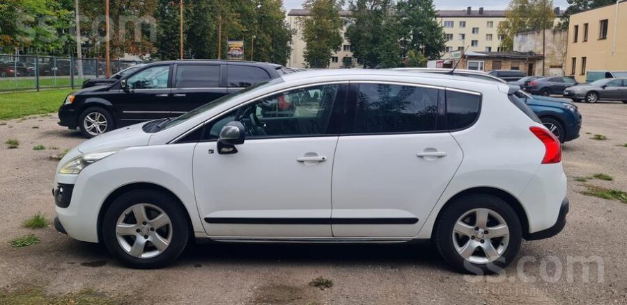 White Peugeot 3008 2013 in Jelgava, with an engine capacity of 2.00 L and mileage of 0 thousand km for 4890 €, photo 6 on AUTOMOTO.COM.LV