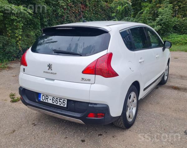 White Peugeot 3008 2013 in Jelgava, with an engine capacity of 2.00 L and mileage of 0 thousand km for 4890 €, photo 8 on AUTOMOTO.COM.LV