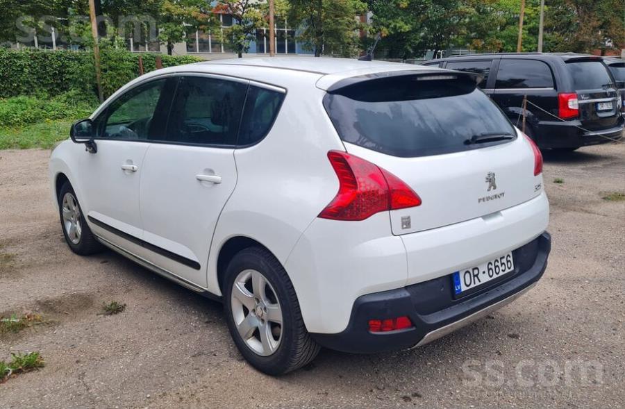 White Peugeot 3008 2013 in Jelgava, with an engine capacity of 2.00 L and mileage of 0 thousand km for 4890 €, photo 9 on AUTOMOTO.COM.LV