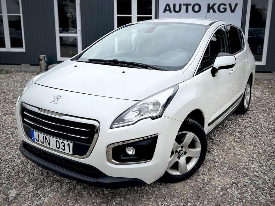 White Peugeot 3008 2014 in Kaunas, with an engine capacity of 1.60 L and mileage of 170 thousand km for 6499 €, photo 1 on AUTOMOTO.COM.LV