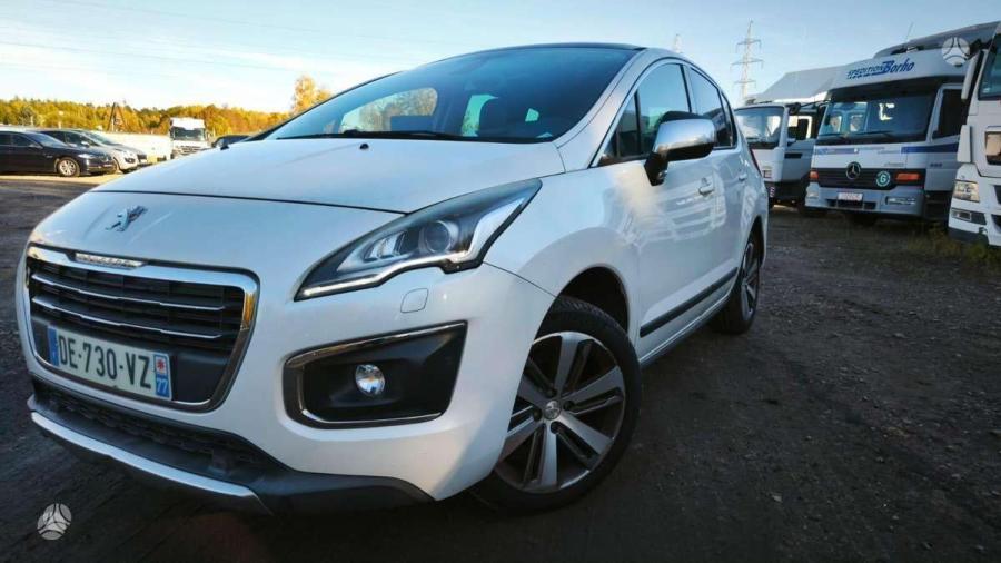 White Peugeot 3008 2014 in Kaunas, with an engine capacity of 1.56 L and mileage of 169 thousand km for 6650 €, photo 2 on AUTOMOTO.COM.LV