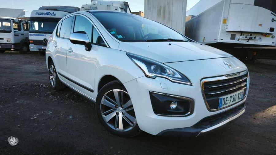White Peugeot 3008 2014 in Kaunas, with an engine capacity of 1.56 L and mileage of 169 thousand km for 6650 €, photo 3 on AUTOMOTO.COM.LV