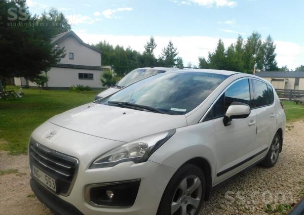 White Peugeot 3008 2014 in Jelgava, with an engine capacity of 1.60 L and mileage of 173 thousand km for 5500 €, photo 1 on AUTOMOTO.COM.LV