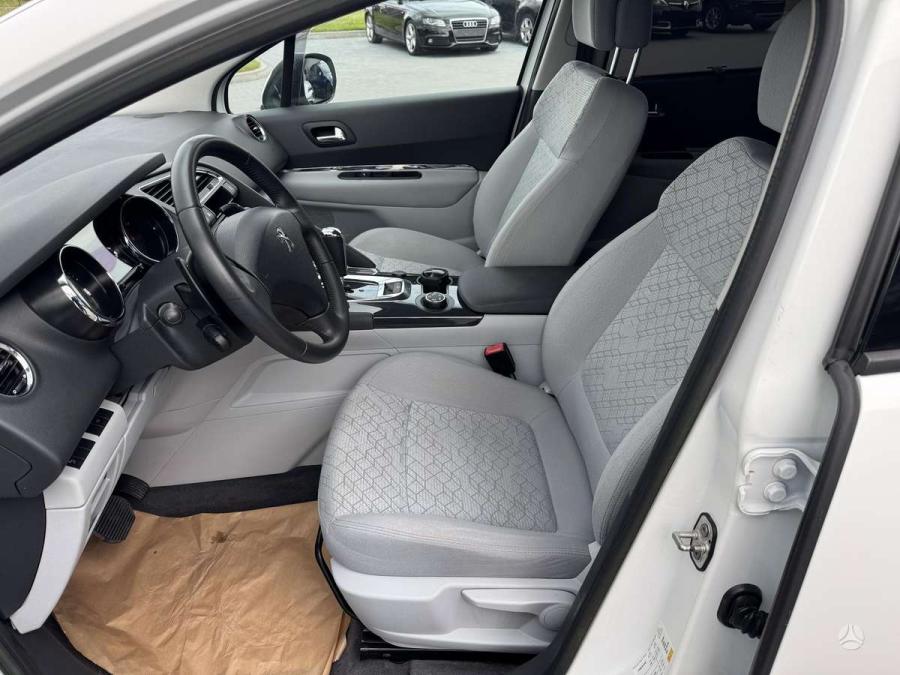 White Peugeot 3008 2014 in Telschi, with an engine capacity of 1.56 L and mileage of 63 thousand km for 6300 €, photo 16 on AUTOMOTO.COM.LV