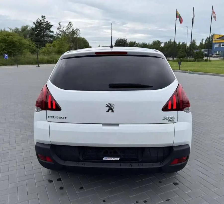 White Peugeot 3008 2014 in Telschi, with an engine capacity of 1.60 L and mileage of 62 thousand km for 6290 €, photo 9 on AUTOMOTO.COM.LV