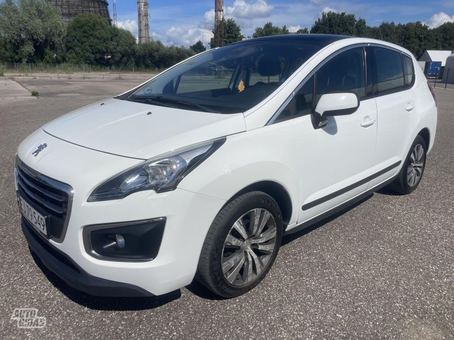 Balts Peugeot 3008 2015 Kauņa, ar dzinēja tilpumu 1.60 L un nobraukumu 298 tūkst. km par 4999 €, foto 1 vietnē AUTOMOTO.COM.LV