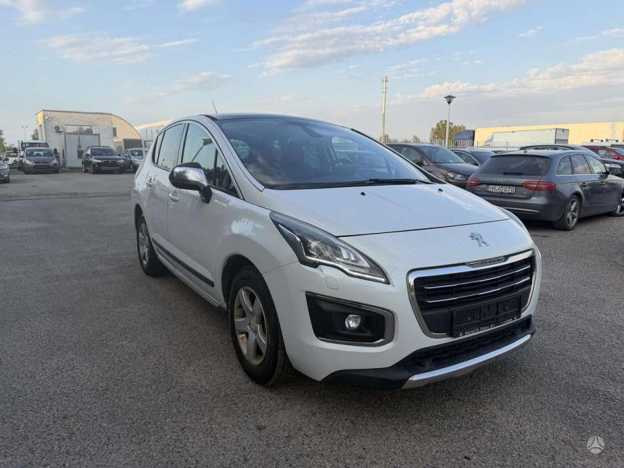 White Peugeot 3008 2015 in Marijampole, with an engine capacity of 1.56 L and mileage of 152 thousand km for 5650 €, photo 4 on AUTOMOTO.COM.LV