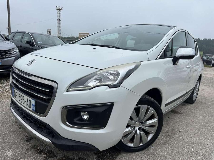 White Peugeot 3008 2015 in Vilnius, with an engine capacity of 1.56 L and mileage of 200 thousand km for 5500 €, photo 1 on AUTOMOTO.COM.LV