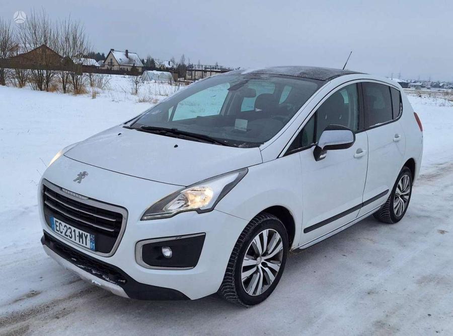 Balts Peugeot 3008 2016 Šauļi, ar dzinēja tilpumu 1.20 L un nobraukumu 107 tūkst. km par 6200 €, foto 1 vietnē AUTOMOTO.COM.LV