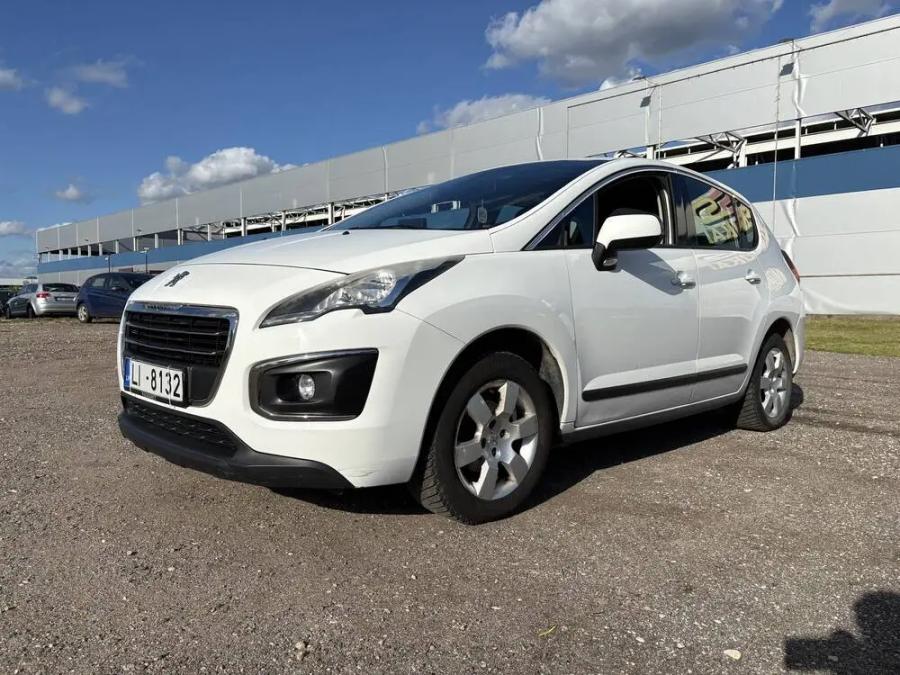 White Peugeot 3008 2016 in Daugavpils, with an engine capacity of 1.60 L and mileage of 210 thousand km for 5750 €, photo 1 on AUTOMOTO.COM.LV